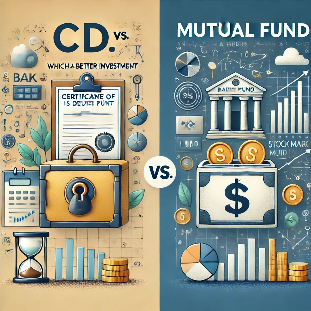 CD vs. mutual fund: Which is a better investment?