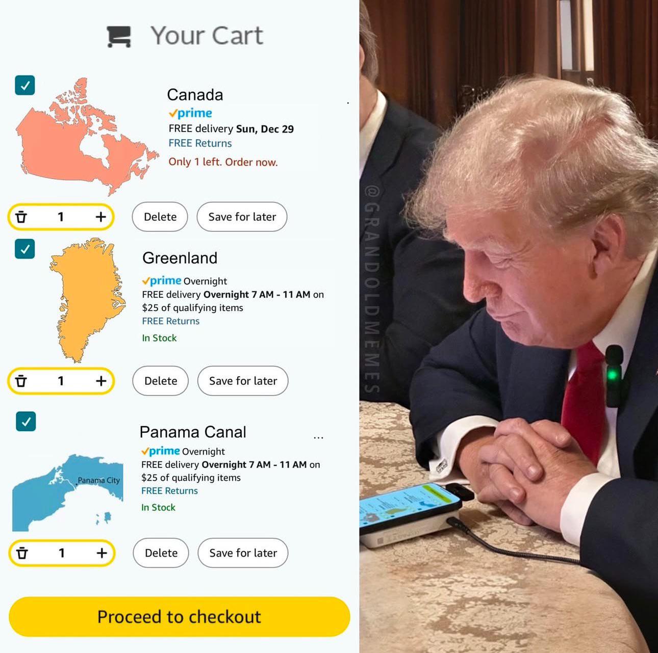 Donald Trump's "dreams" of Greenland, the Panama Canal, and Canada
