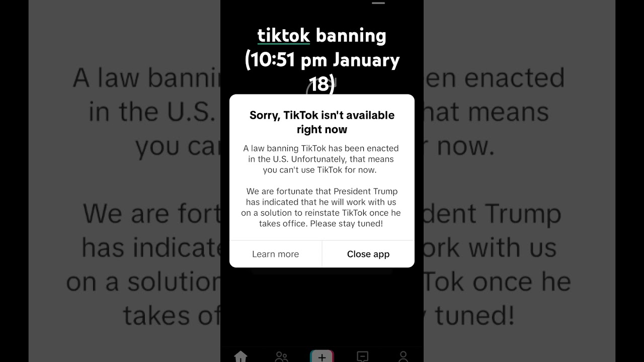 TikTok Shut Down In US—But Trump Could Restore It
