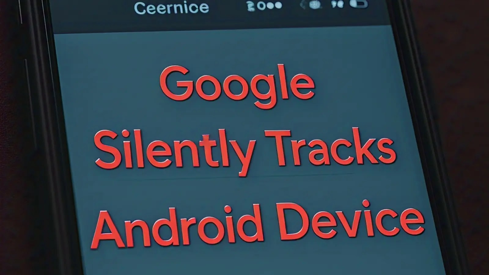 How Google tracks Android device users before they've even opened an app
